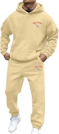 Generic Ensemble Homme, Surv&ecirc;tement Homme &agrave; Capuche Surv&ecirc;Tement de Sport Ensemble Veste et Pantalon Jogging Combinaison Jogging Sweat-Shirt &agrave; Capuche et Panta