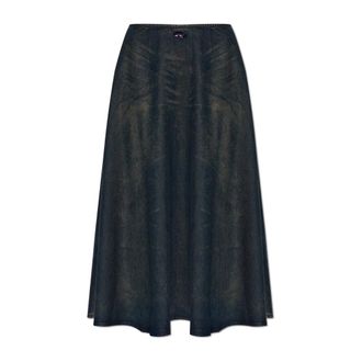 Diesel Rock De-Annie-S - - Skirts - Damen - Blau - W27