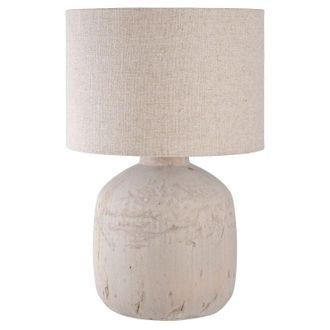 House Nordic House Nordic - Lampe de table 30x46,5 cm en c&eacute;ramique beige