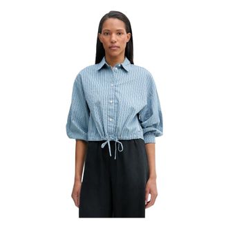 Marc O'Polo Gestreiftes Hemd - - Blouses & Shirts - Damen - Blau - M