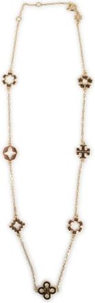 Tory Burch Femme, Accessoires, Jaune, Taille: ONE Size Kira Clover Necklace