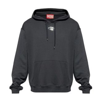 Diesel Homme, Sweatshirts et sweats &agrave; capuche, Noir, Taille: S S-Norm-Hood-Iod Sweat &agrave; capuche
