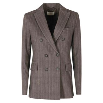 Circolo 1901 Zweireihiger Blazer - - Jackets - Damen - Braun - S