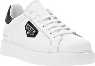 Philipp Plein Low-Top Sneaker - Lo-Top Turnschuhe Titan - Gr. 35 (EU) - in Wei&szlig; - f&uuml;r Damen