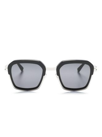 Mykita Misty Sonnenbrille mit eckigem Gestell - Schwarz