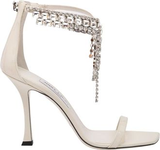 Jimmy Choo London Femme, Chaussures, Blanc, Taille: 41 EU Verity Sandal 100