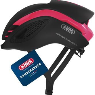 ABUS Rennradhelm GameChanger - Aerodynamischer Fahrradhelm mit optimalen Ventilationseigenschaften f&uuml;r Damen und Herren - Pink/Schwarz, Gr&ouml;&szlig;e S