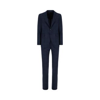 Tagliatore Homme, Costumes, Bleu, Taille: S Costume Deux Pi&egrave;ces en Laine