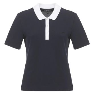 Fay Femme, Tops, Bleu, Taille: 40 FR Polo Chemises
