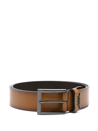 BOSS ceinture en cuir - Marron