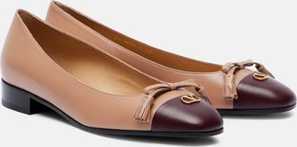 Valentino Garavani Ballerines Valet Du Roi en cuir