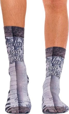 Wigglesteps Herren Socken RELAX AND LISTEN, one Size (41-46)