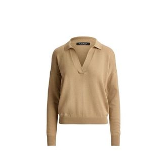 Ralph Lauren pull ample &agrave; col Johnny en coton m&eacute;lang&eacute;