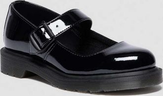 Dr. Martens Mariel II Glattleder Schuhe Mit Riemen in Schwarz, Größe: 36