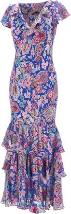 Rixo Rixo, Femme, Robes, Multicolore, Taille: 36 FR Amelle Maxi Dress