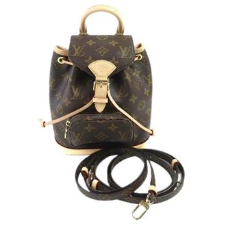 Louis Vuitton Pre-owned Montsouris Mini Monogram Rucksack - - Pre-owned - Herren - Braun - ONE SIZE