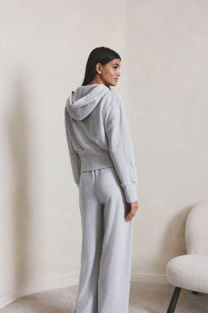 Next Kapuzenpullover Gerippte Kapuzenjacke mit Rei&szlig;verschluss (1-tlg)