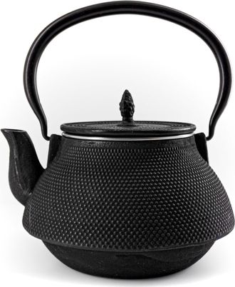 Generic ARARE Tetsubin Gusseisenkanne 2000 ml &Oslash; 19,0 cm japanisch Tee-Kanne Schwarz