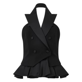 Moschino Damen, Oberteile, Schwarzk, LGr&ouml;&szlig;e