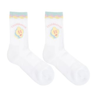 Casablanca Homme, Sous-v&ecirc;tements, Blanc, Taille: M Chaussettes Pour lAmour de la Danse
