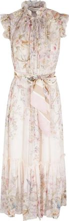 Zimmermann Femme, Robes, Multicolore, Taille: 38 FR Rebellion Flutter Dress