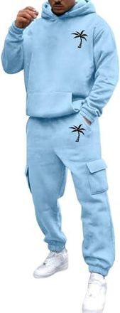 Generic Surv&ecirc;tement Homme Ensemble 2 Pi&egrave;ces Sweats &Agrave; Capuche et Pantalon de Sport Manches Longues Sportswear Survetement Hiver Casual Elegante Streetwear Tenu