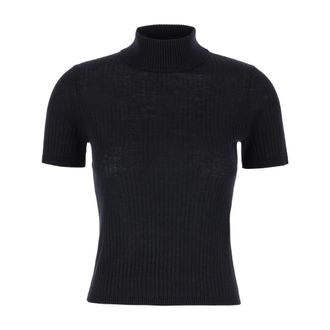 Max Mara Stylisches T-Shirt f&uuml;r M&auml;nner und Frauen - - Knitwear - Damen - Blau - XS