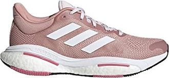 adidas Womens SolarGlide 5 Sneaker, Wonder Mauve/White/Rose Tone, 10
