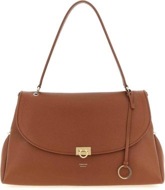 Ferragamo Sac Port&eacute; &Eacute;paule - Marron