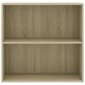 Generic Aufbewahrungs-B&uuml;cherregal, Vertikaler Offener Regal-Organizer, B&uuml;cherregal aus Holzwerkstoff f&uuml;r Wohnzimmer, Schlafzimmer, B&uuml;ro (Sonoma-Eiche 09)