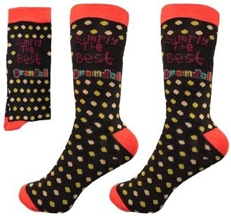 Shatchi Novelty, Tout Simplement Les Meilleures Chaussettes de Grand-père Homme, Noir, Taille Unique