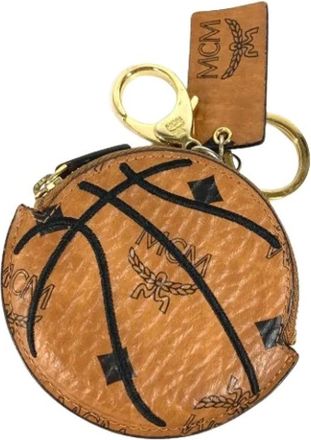 MCM unisex, Pre-owned, Brun, Taille: ONE Size Portefeuille en cuir Pre-owned