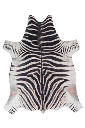 Obsession Rinderfell My Toledo, Schwarz, Weiß, Textil, Tierform, 155x190 cm, für Fußbodenheizung geeignet, lichtunempfindlich, strapazierfähig