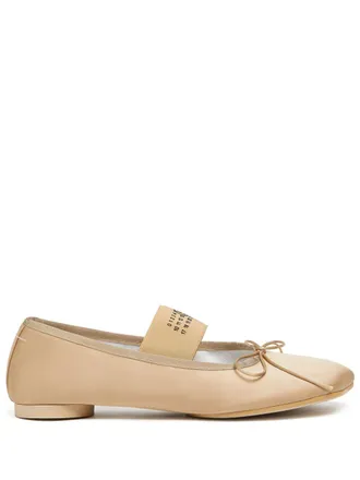 Maison Margiela ballerines Atomic en satin - Tons neutres
