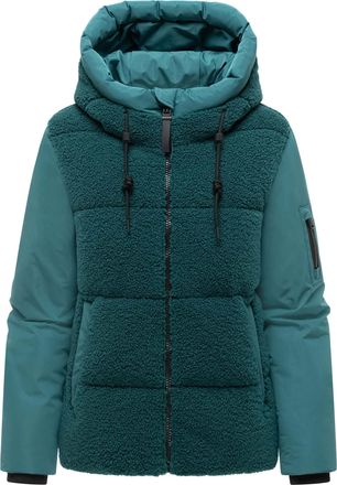Marikoo Damen Winterjacke Elidee mit Teddypl&uuml;sch