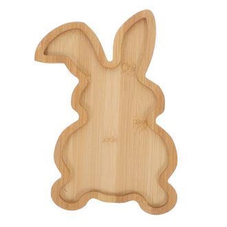 Cabilock Ostern-frühlingsbauernhaus-häschen-förmiges Serviertablett Für Vorspeisen, Wurstwaren, Lebensmittel-serviertablett, Servierplatte Für Gekochte Lebensm