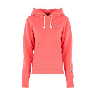 Champion Sweat &agrave; capuche Small Script Logo Reverse Weave - Femme - Sweatshirts et sweats &agrave; capuche - Rose - Taille: 42 FR