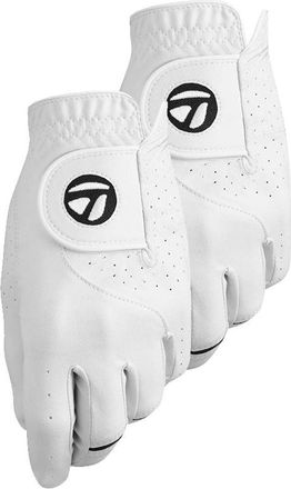 TaylorMade 2018 Herren HyperTec Stratus Tech Golfhandschuhe 1er Pack Linke Hand Medium-Large, Weiss/opulenter Garten, Weiß