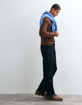 Levi's jean droit ample indigo-bleu marine