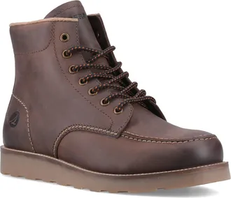 Sperry Top-Sider Boston Leder Herren Braun Knöchelstiefel