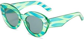 Generic Lunettes de soleil tendance à large monture oeil de chat 2025 pour hommes et femmes pour tir de rue ombrage extérieur (couleur : B, taille : moyen), a