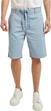 HUGO BOSS Homme, Shorts, Bleu, Taille: W30 Bermuda &agrave; cordon de serrage