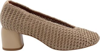 &Aacute;ngel Alarc&oacute;n Angel Alarcon, Femme, Chaussures, Beige, Taille: 38 EU Casetta Pump