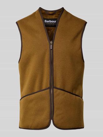 Barbour Regular Fit Weste aus Webpelz