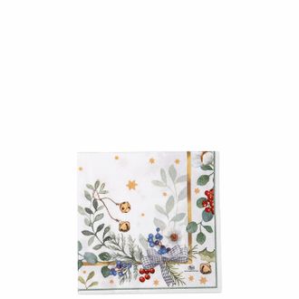 Hutschenreuther Sammelserie 2024 Süßer die Glocken nie klingen Servietten 33x33cm