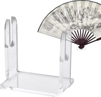 Generico Faltbarer F&auml;cherst&auml;nder - F&auml;cherst&auml;nder | Organizer aus transparentem Acryl f&uuml;r Wohnzimmer, Schreibtisch, Heimdekoration, Gesch&auml;ft und Ausstellung