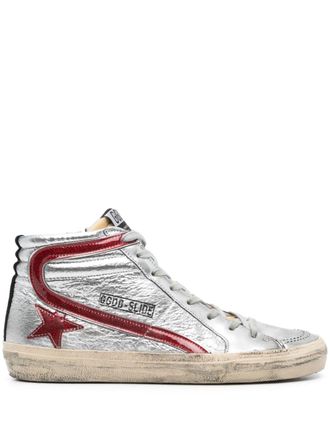 Golden Goose baskets Slide Classic - Argent