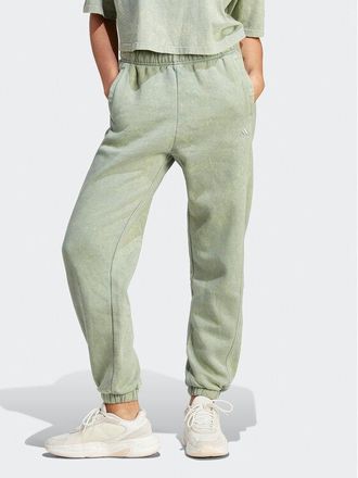 adidas Jogginghose ALL SZN Fleece Washed IL3272 Gr&uuml;n Loose Fit