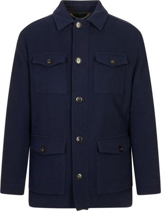 Canali Homme, Vestes, Bleu, Taille: 2XL Giacca