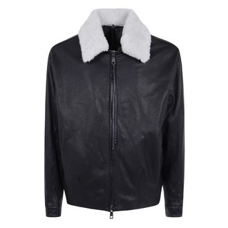 Giorgio Brato Leather Vestes - Homme - Vestes - Noir - Taille: 2XL